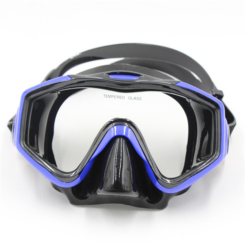 Diving mirror silicone deep diving snorkeling mirror tempered glass ...