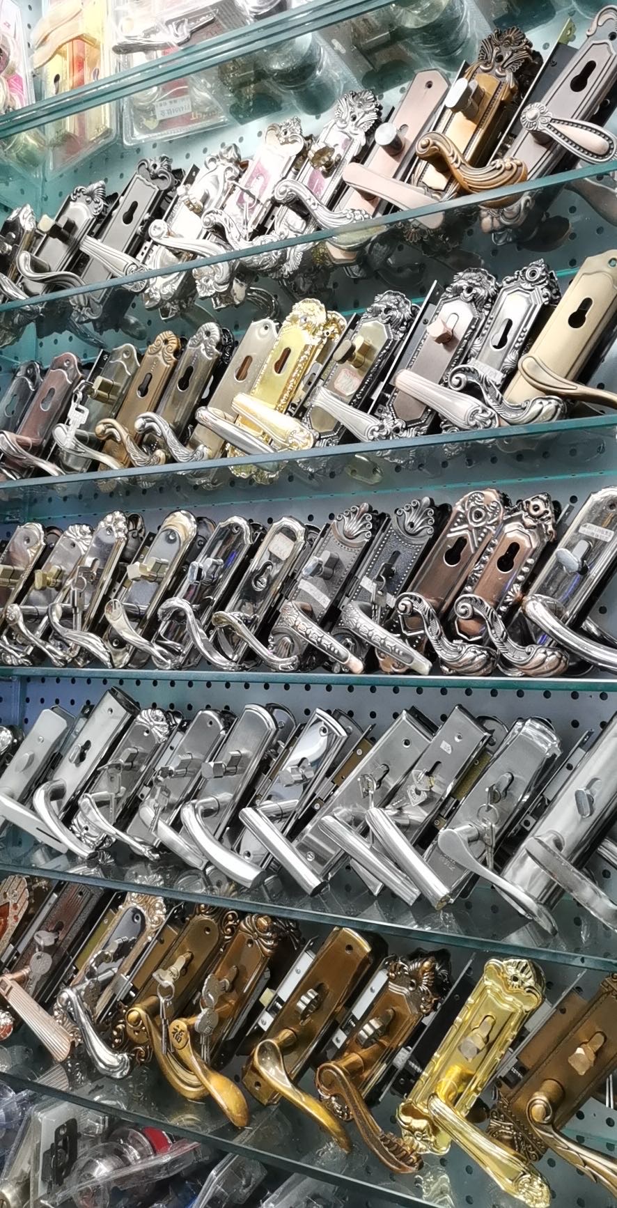 Iron plated medium panel 5 color box door lock lock lock accessories ...