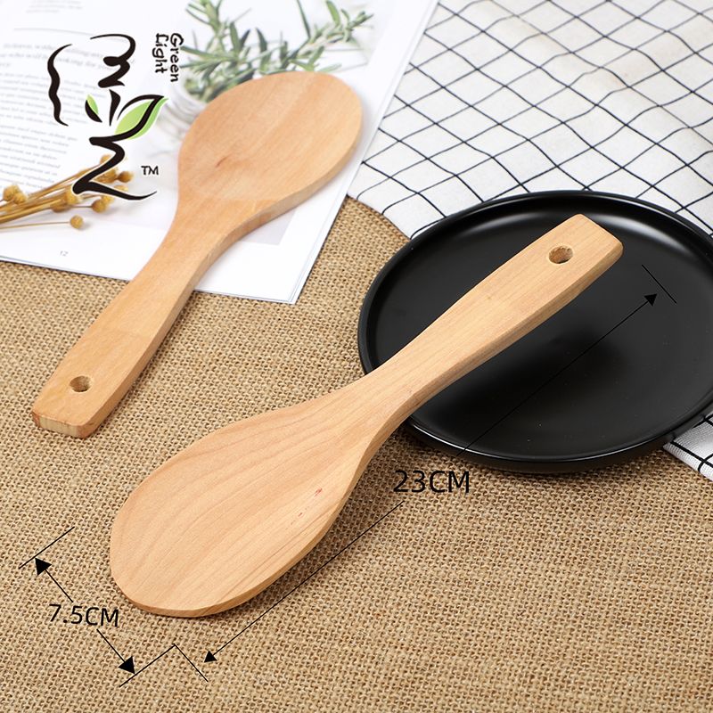Solid wood rice scoop 24* 7.5cm rice scoop Rice scoop Rice cooker rice ...