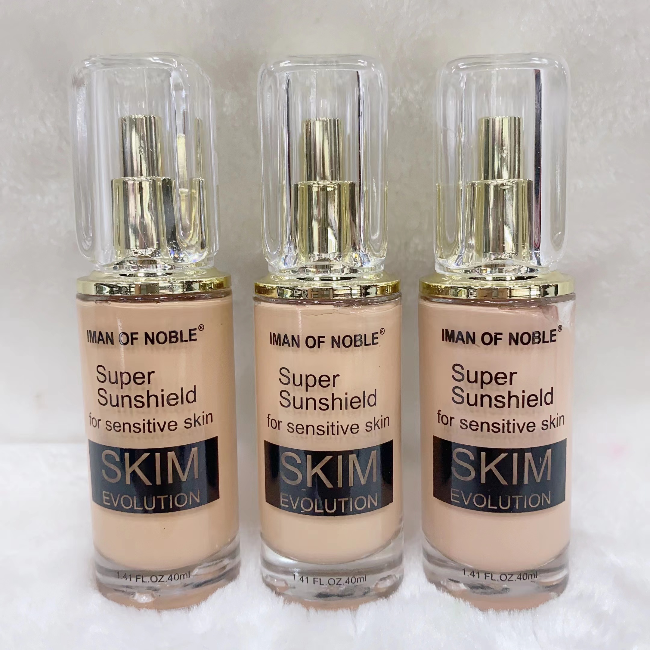 IMAN OF NOBLE 2023 new liquid foundation upscale texture moist not easy ...